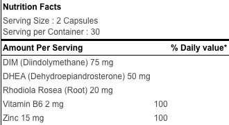 Olympian Labs Testosterone Booster with DIM and DHEA
